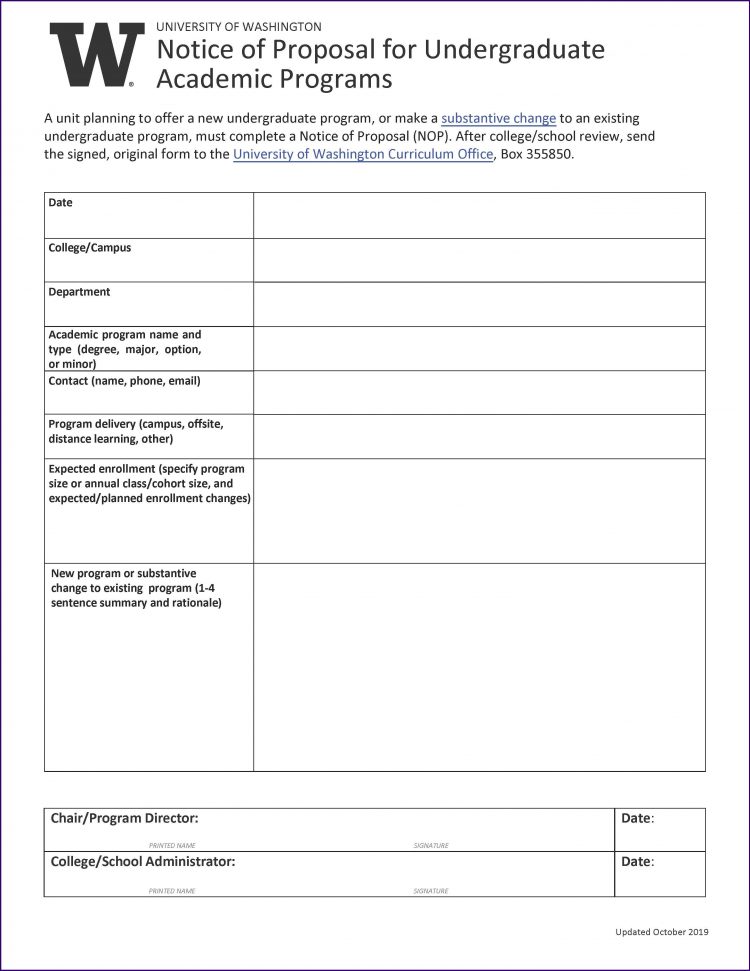 Undergraduate Notice of Proposal Form Quick Guide - Office of the ...