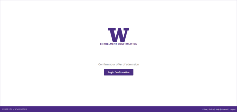 Enrollment Confirmation Deposit | OUR